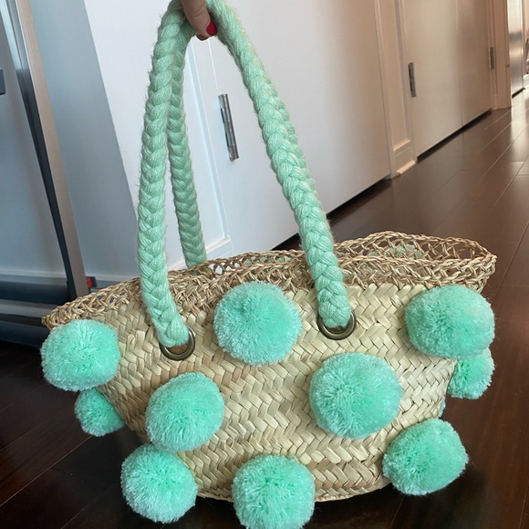 Bombom Morocco | Bags | Moroccan Straw Beach Bag | Poshmark